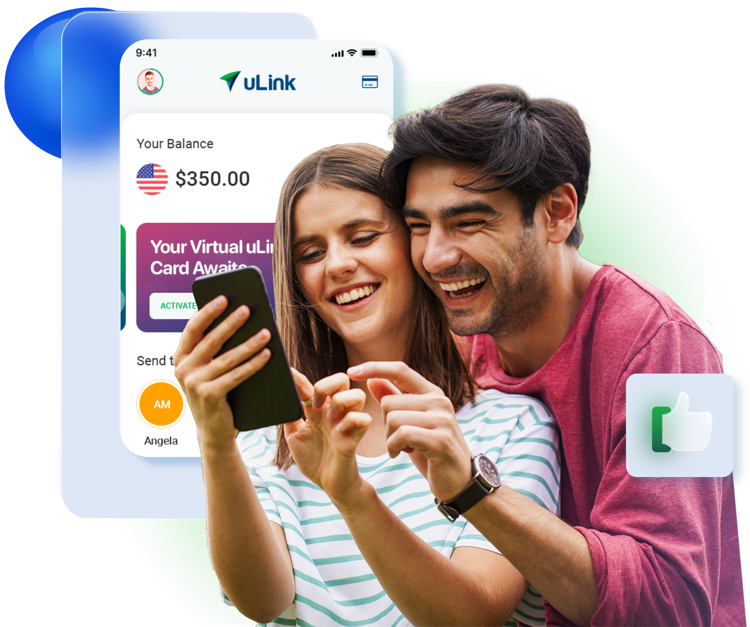 International Money Transfer App | Send Money Abroad | uLink
